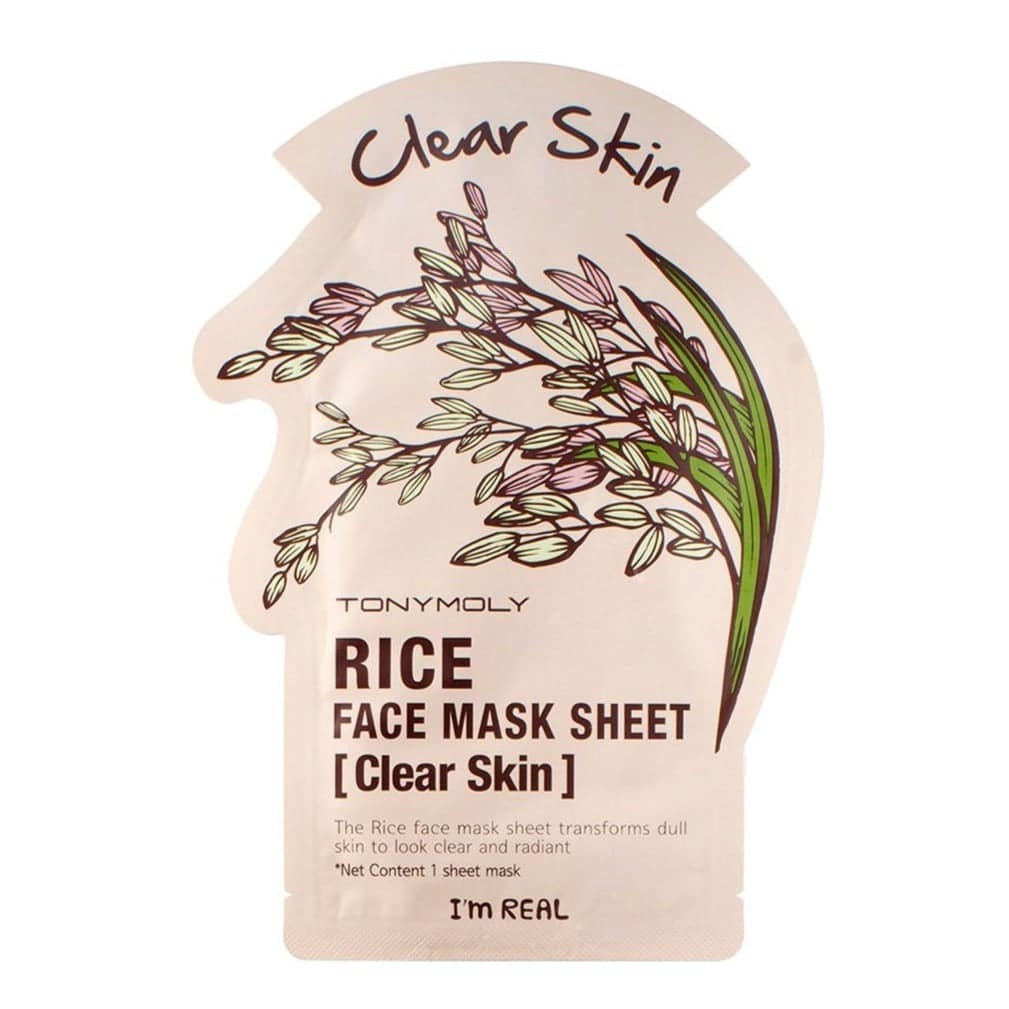 Tony Moly I'm Rice Mask Sheet Clear Skin – Secret Skin