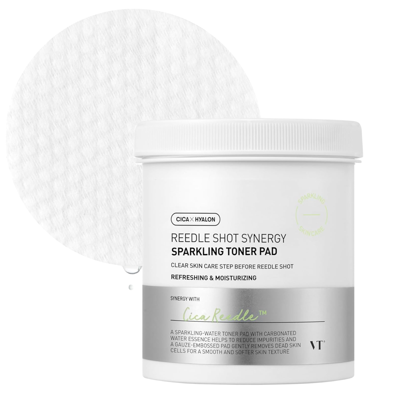 VT Cosmetics Reedle Shot Synergy Sparkling Toner Pad – Secret Skin