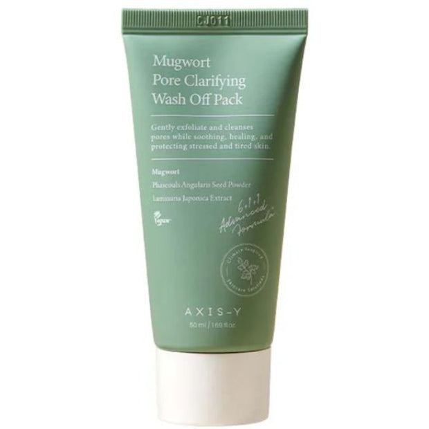 Axis-y Mugwort Pore Clarifying Wash Off Pack 50ml – Secret Skin