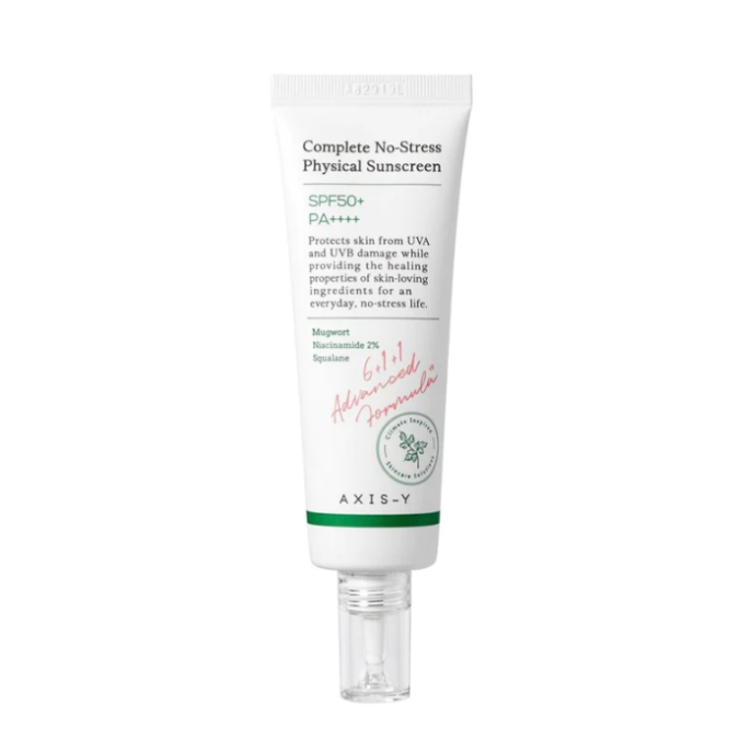 Axis-Y Complete No-Stress Physical Sunscreen 50ml – Secret Skin