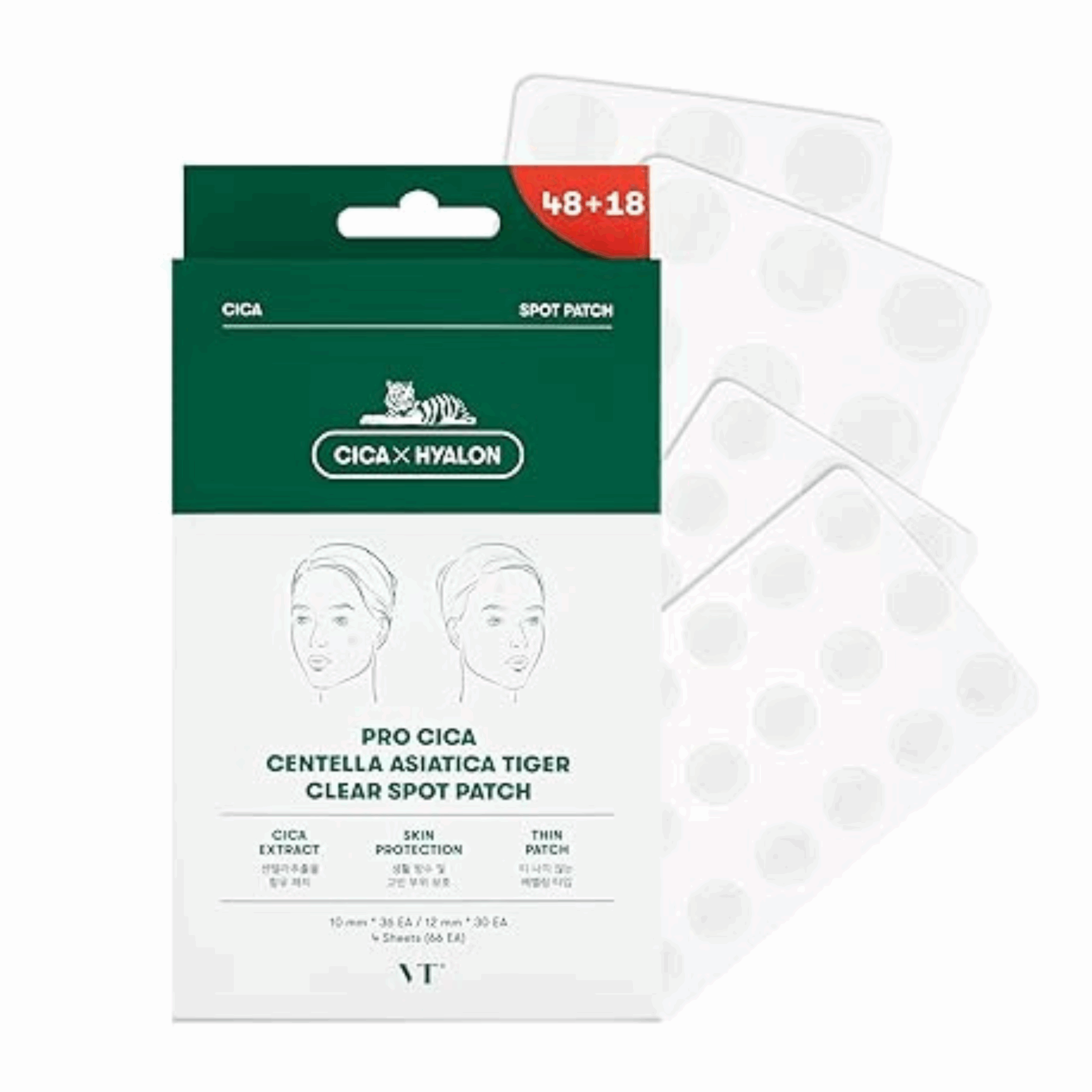 VT Cosmetics Pro Cica Centella Asiatica Tiger Clear Spot Patch – Secret ...